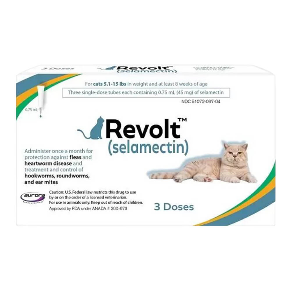 Rx Revolt (selamectin) for Cats 8 weeks or older — Jeffers