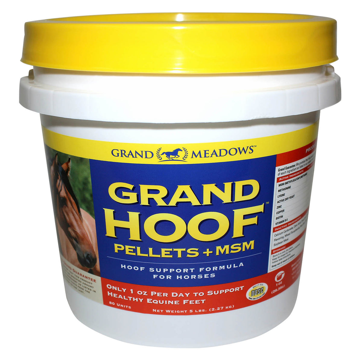 Grand Hoof Pellets with MSM Supplement for Horses - Multiple Sizes ...