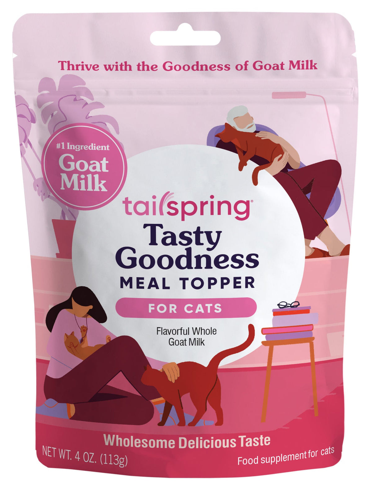 4 oz Cat Tasty Goodness Tailspring Meal Topper — Jeffers
