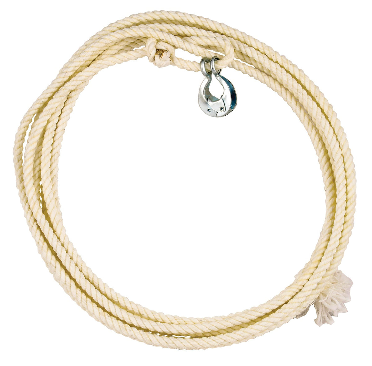 Nylon Ranch Rope w/ Quick Release, 3/8" x 30' — Jeffers