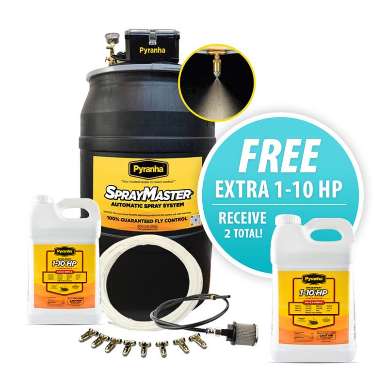 Fly Week Pyranha SprayMaster Fly Spray System Kit — Jeffers