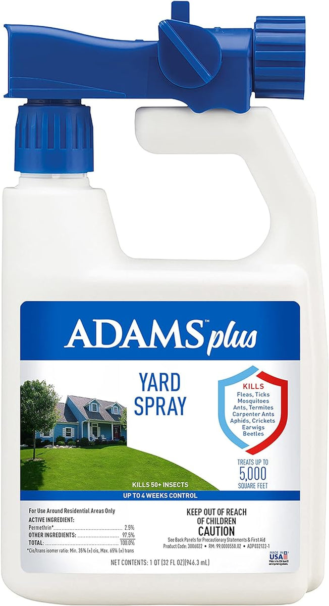 Adams Plus Yard Spray, 32 oz (Up to 5,000 sq ft) — Jeffers