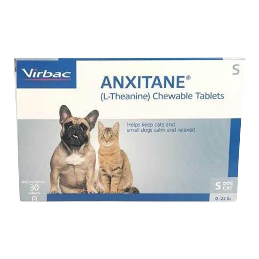 Anxitane L-Theanine Chewable Tablets for Small Dog/Cat, 50mg — Jeffers