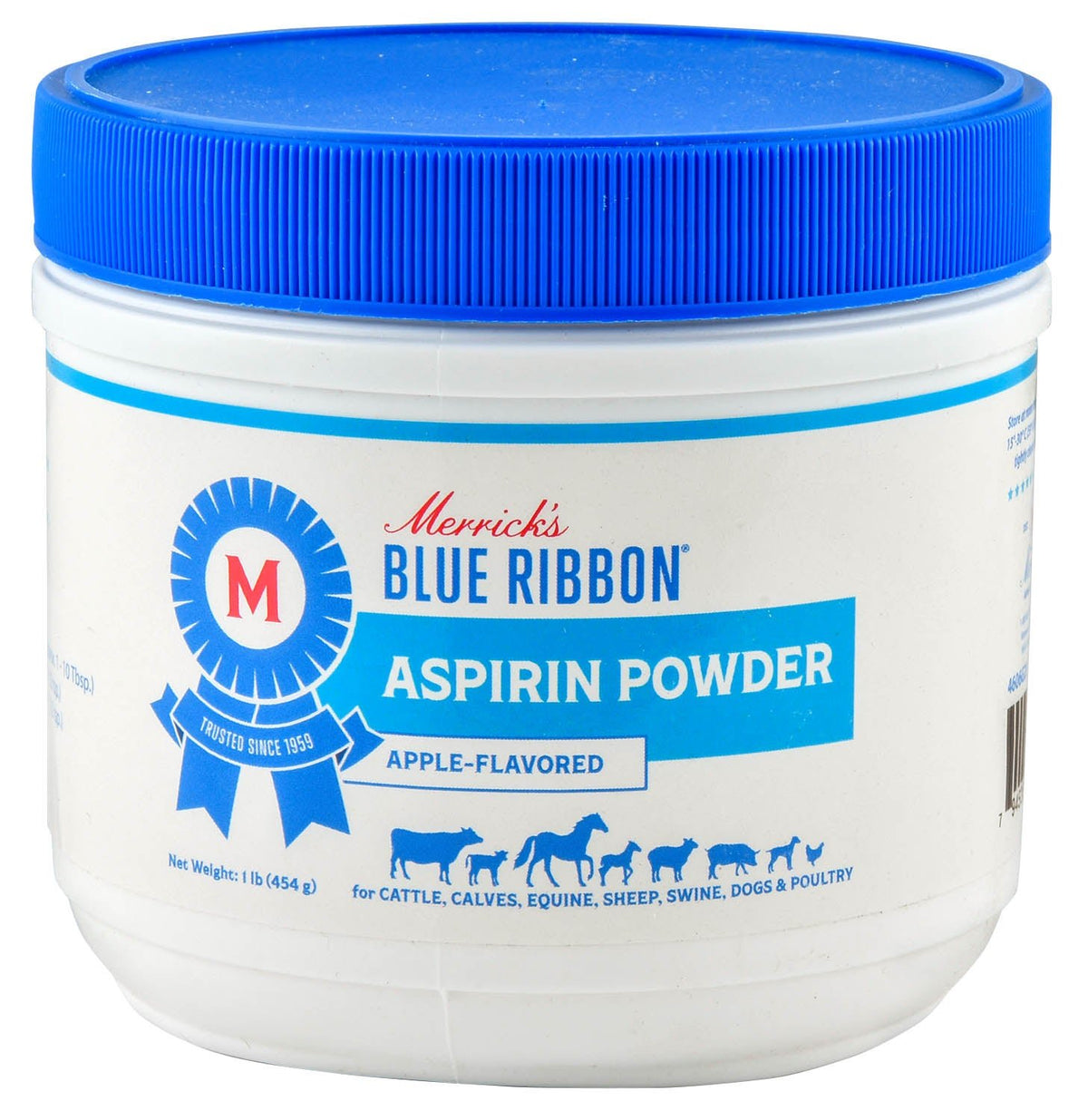 Muscle and Joint Aspirin Powder for Animals, Apple Flavor — Jeffers