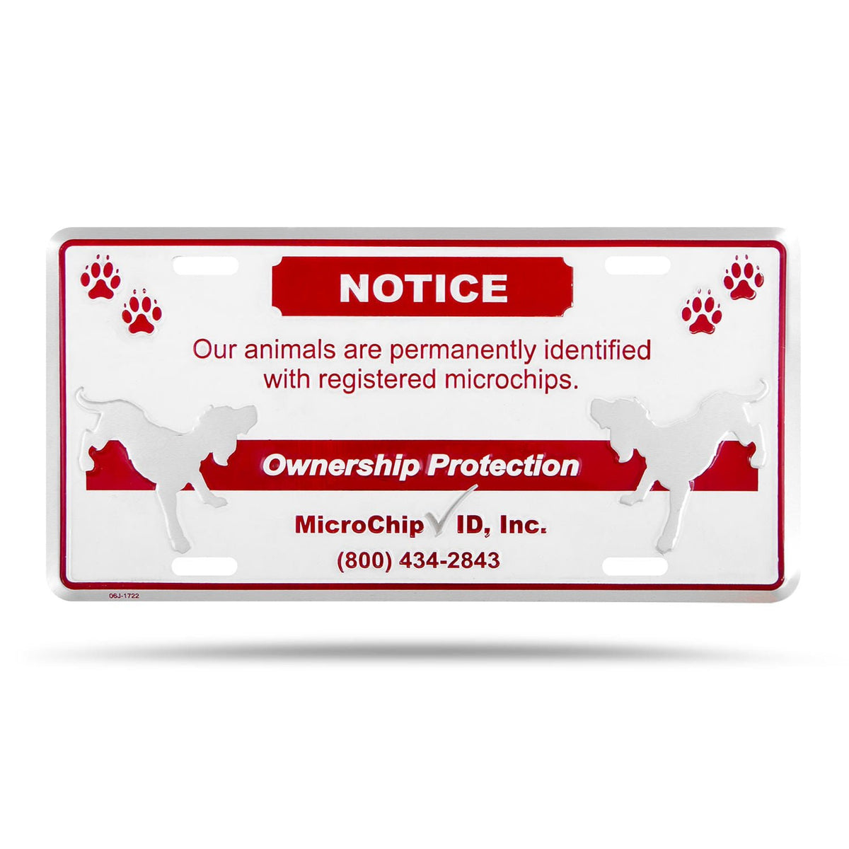 Avid Mircrochip Small Fence Sign, 6" X 12" — Jeffers