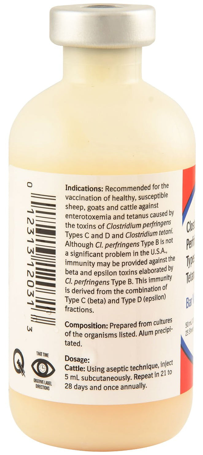 Bar Vac CD/T Cattle, Sheep, and Goat Vaccine — Jeffers