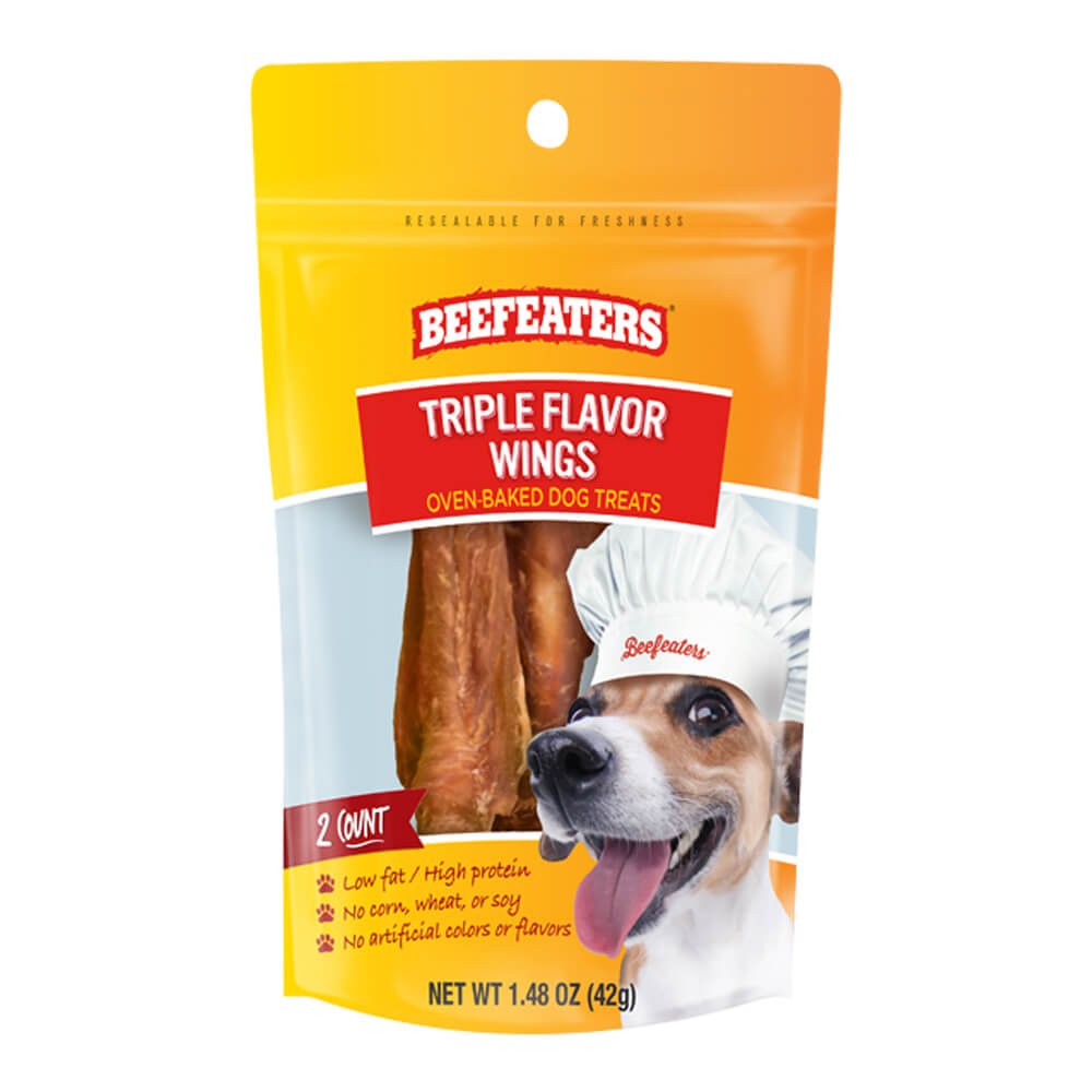 Beefeaters Triple Flavor Wings Dog Treats — Jeffers