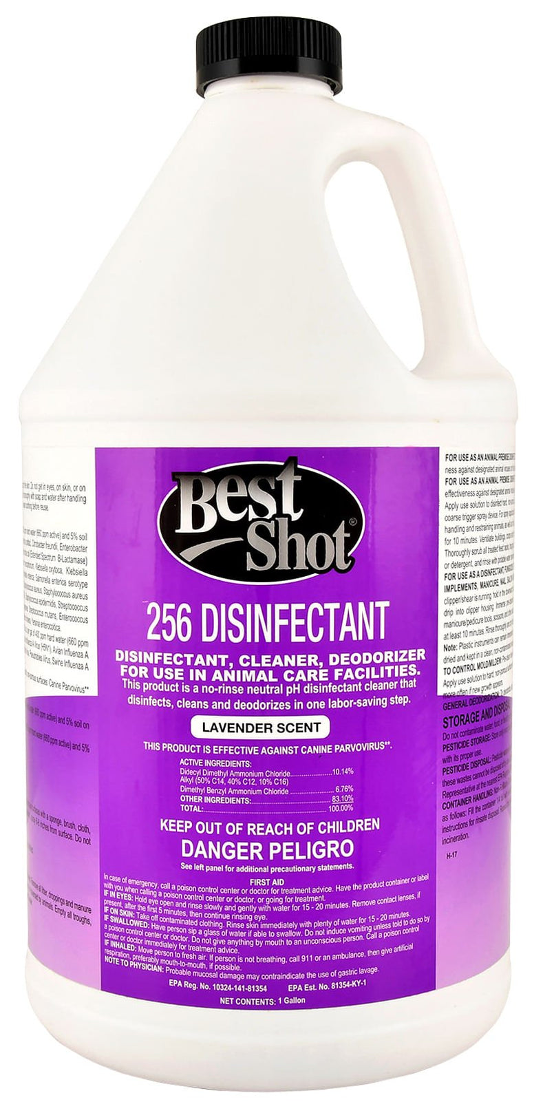 Best Shot 256 Disinfectant for Animal Care Facilities — Jeffers