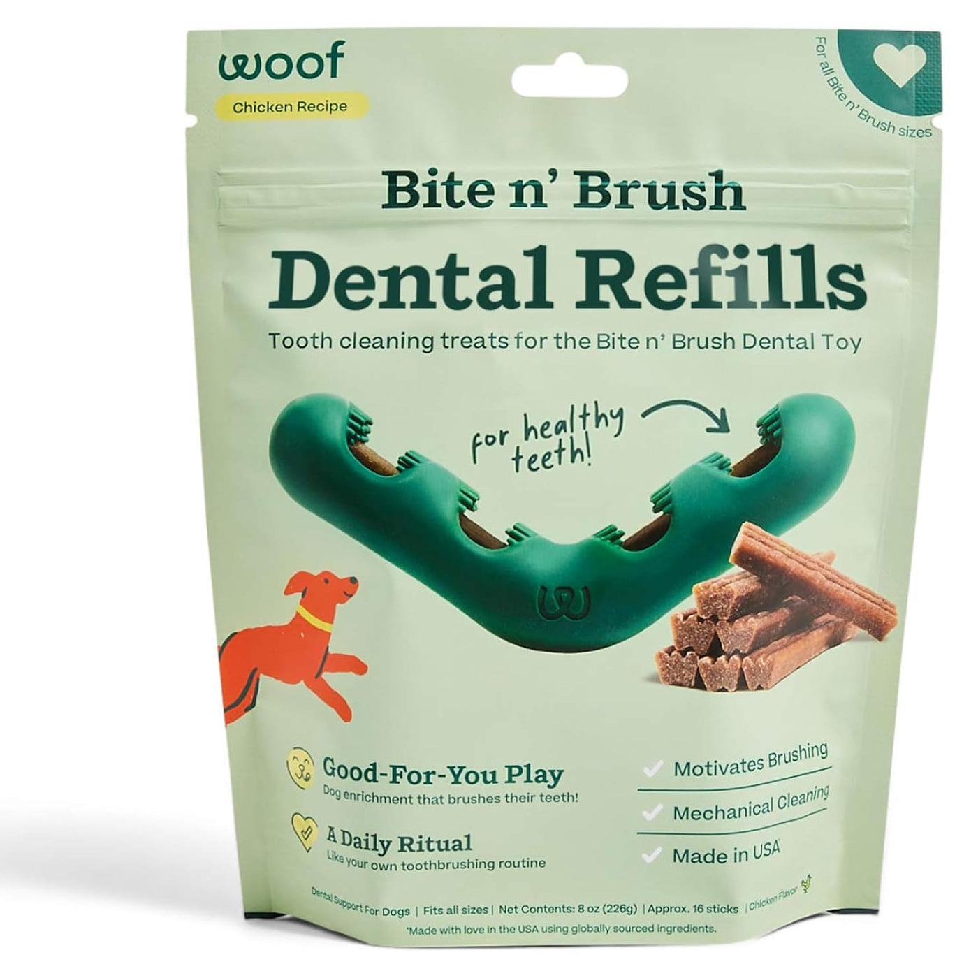 Bite n' Brush Dental Chew Toy for Dogs — Jeffers