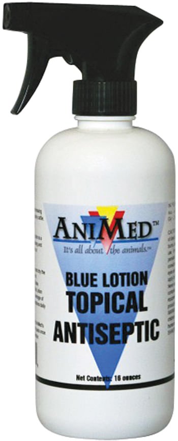 Blue Lotion Topical Spray Animal Antiseptic, 16 oz — Jeffers