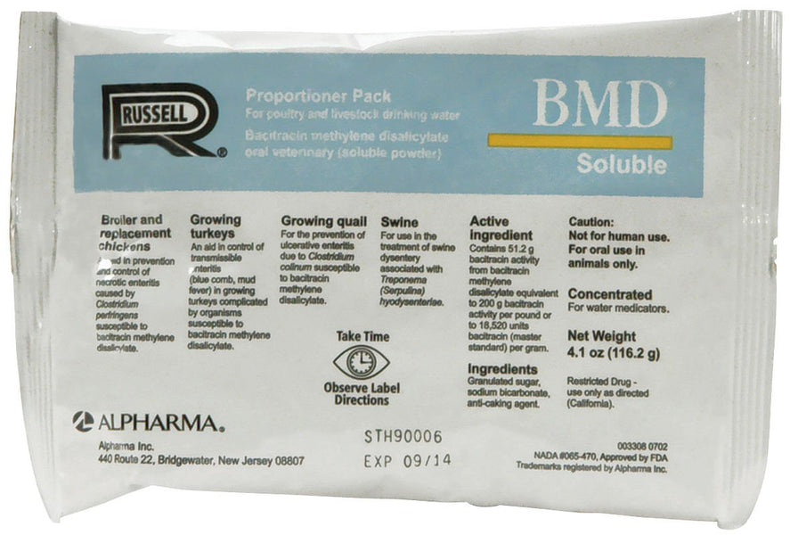 BMD Soluble Necrotic Enteritis Treatment — Jeffers