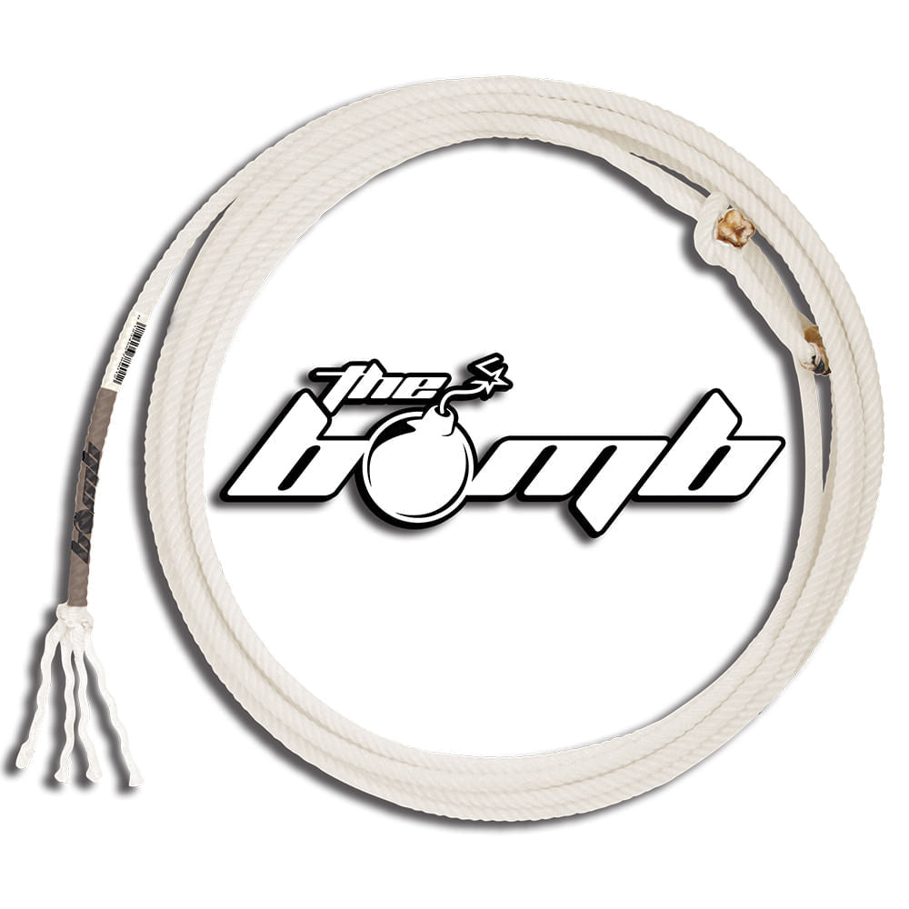 Bomb Head Rope for Horses, White, 32' — Jeffers