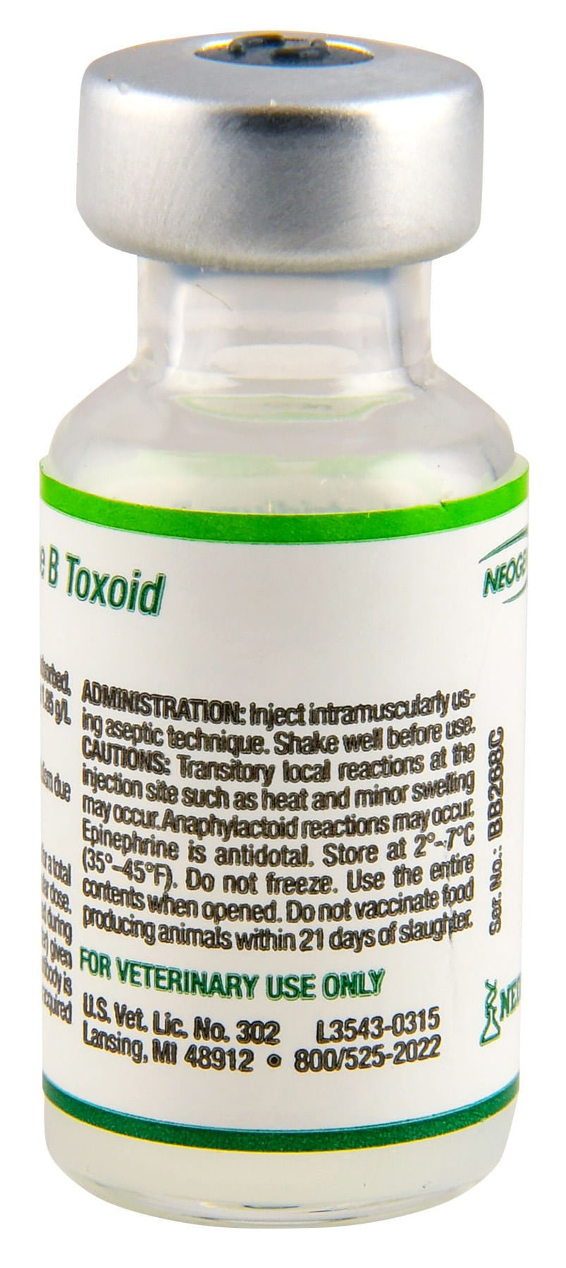 BotVax B Vaccine by Neogen, 10 mL — Jeffers