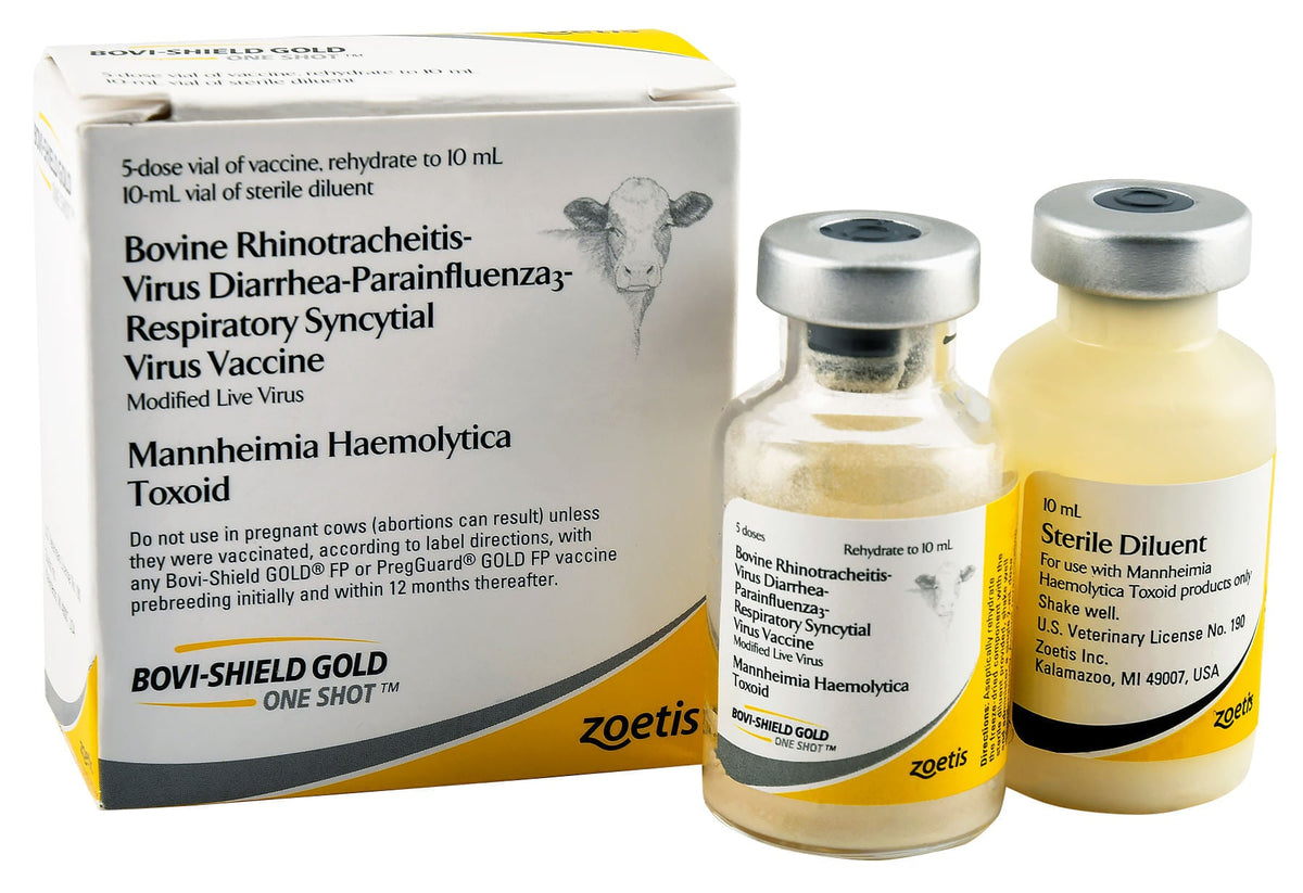 Bovi-Shield Gold One Shot Vaccine for Cattle — Jeffers