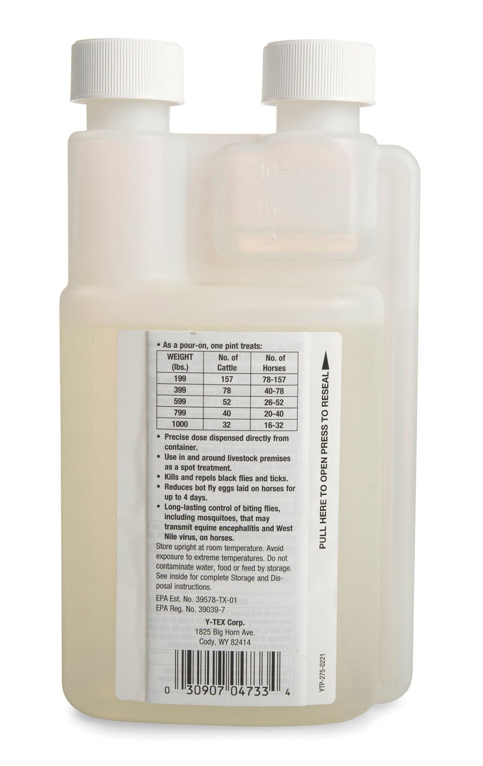 Brute Pour-On Insecticide for Cattle — Jeffers