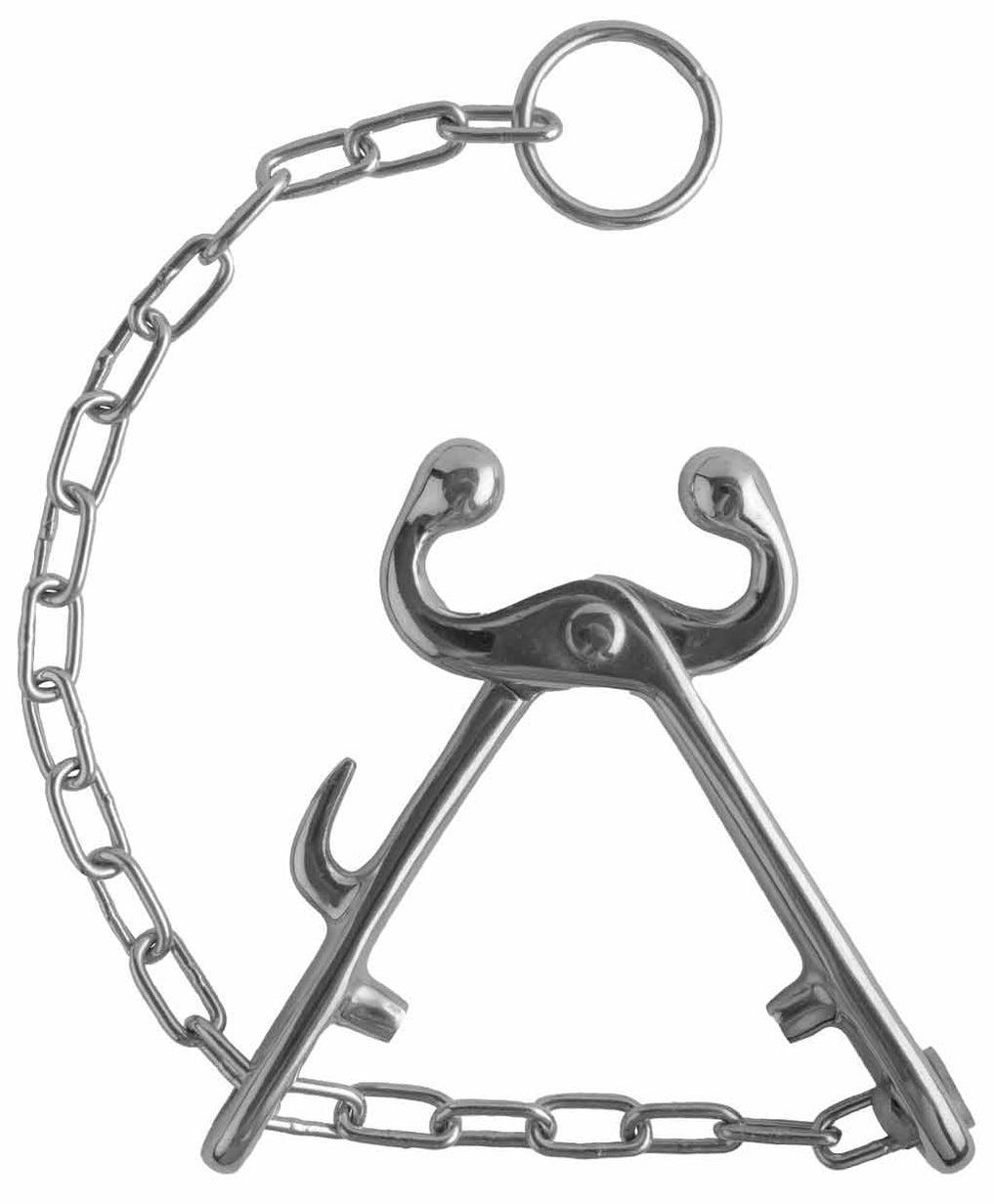 Jeffers Bull Nose Lead with Chain