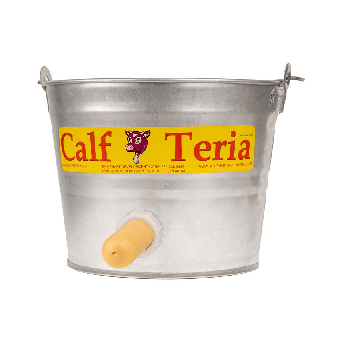 Original Metal Calf-Teria Pail with nipple & valve — Jeffers