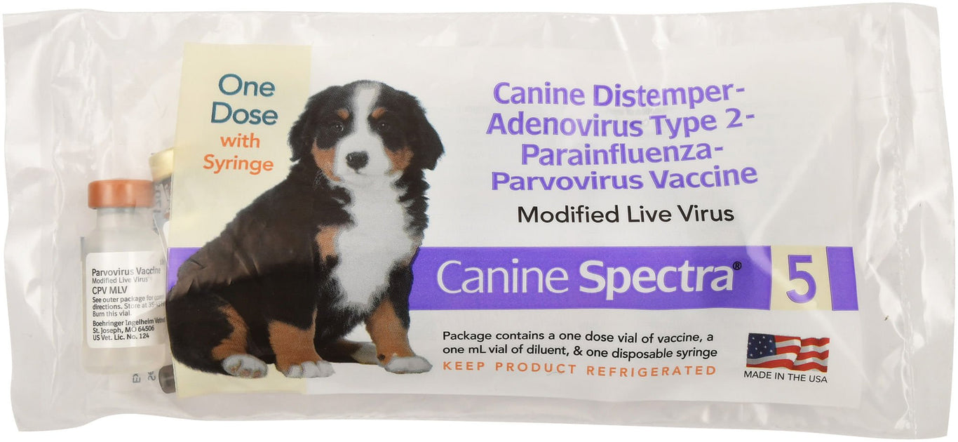 Canine Spectra 5 Puppy & Dog Vaccine (5-in-1 DHPP Vaccine) — Jeffers