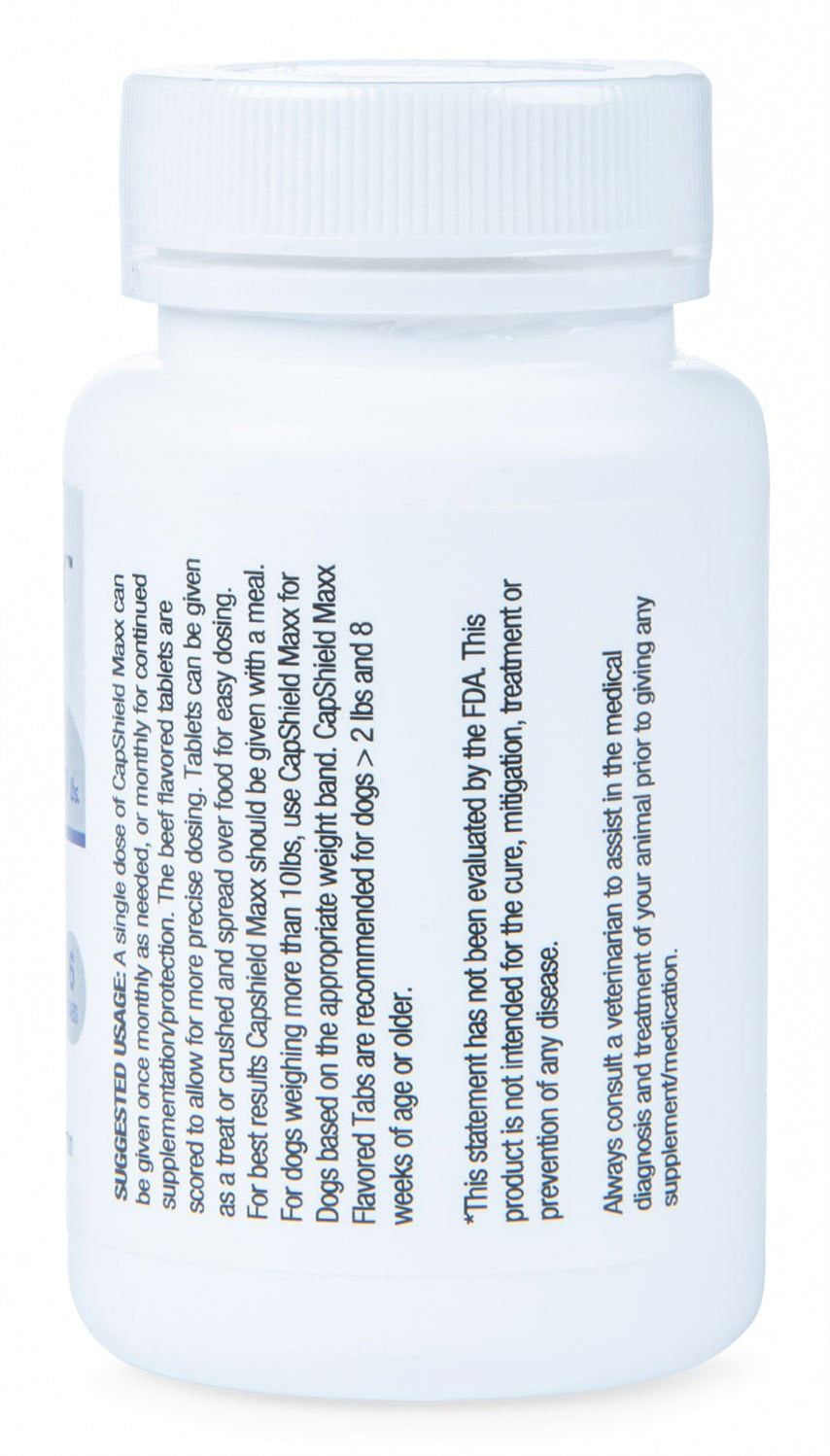 CapShield Maxx Flavored Tabs for Dogs, 6 ct — Jeffers