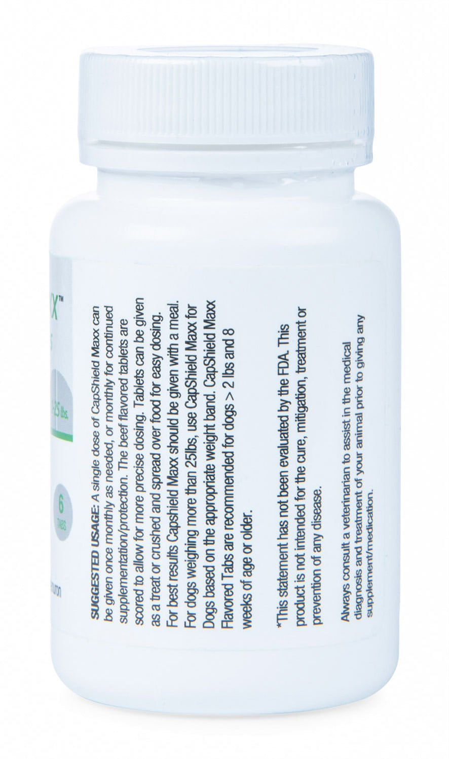 CapShield Maxx Flavored Tabs for Dogs, 6 ct — Jeffers