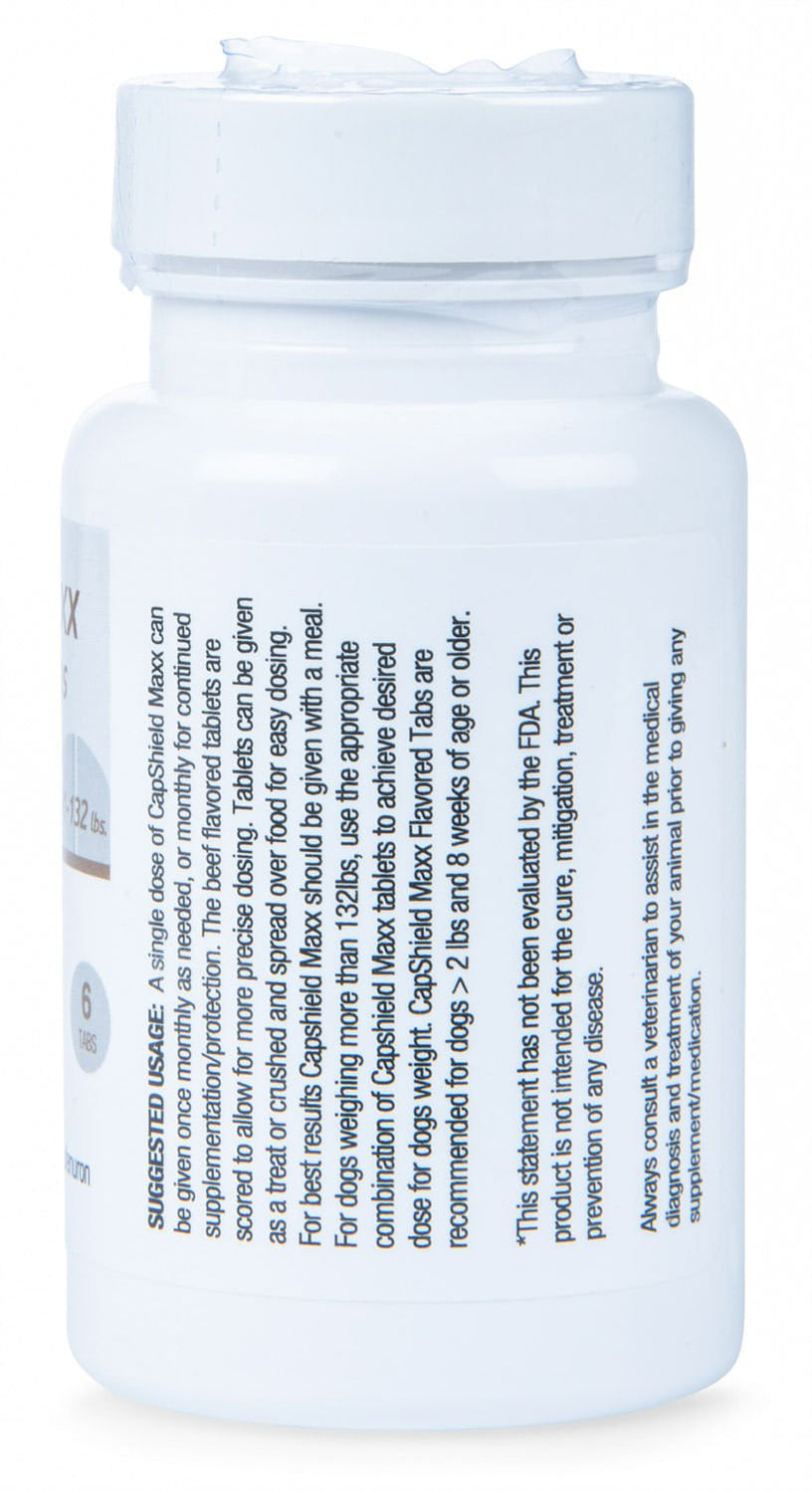 CapShield Maxx Flavored Tabs for Dogs, 6 ct — Jeffers