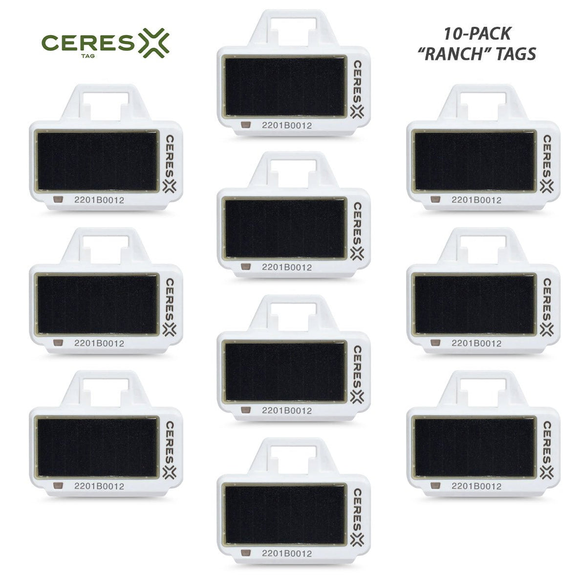 CERES RANCH PFI (Pasture Feed Intake) Identification Tags — Jeffers