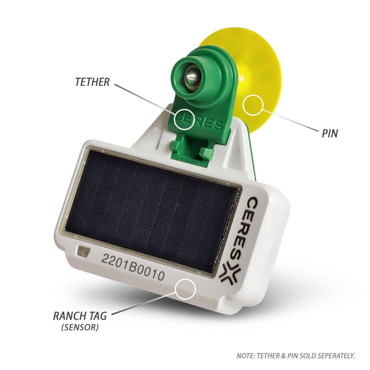 CERES RANCH PFI (Pasture Feed Intake) Identification Tags — Jeffers