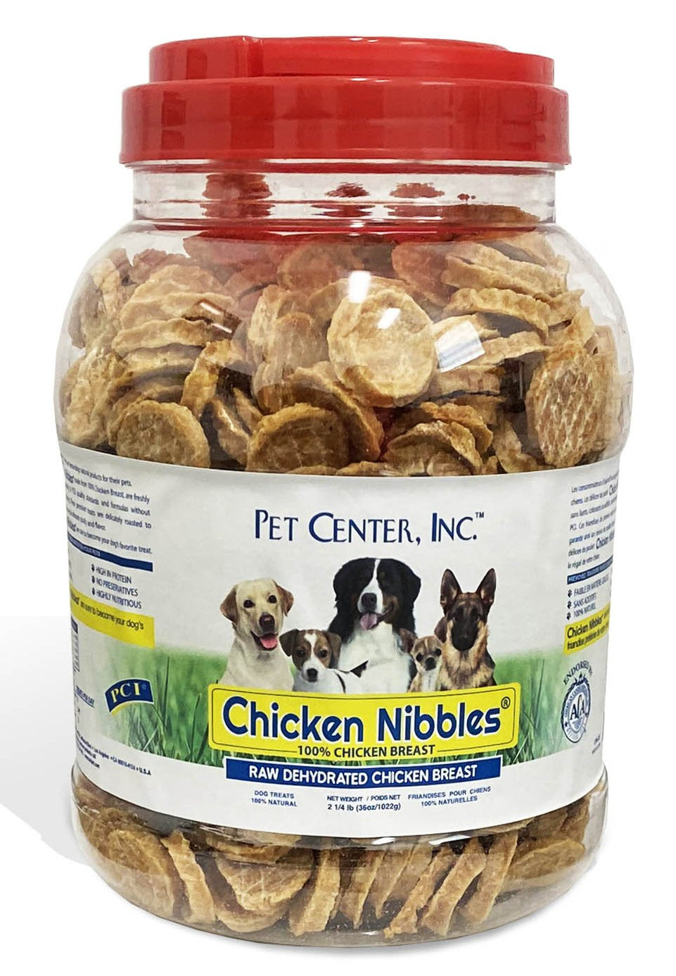 Chicken Nibbles Canister for dogs — Jeffers