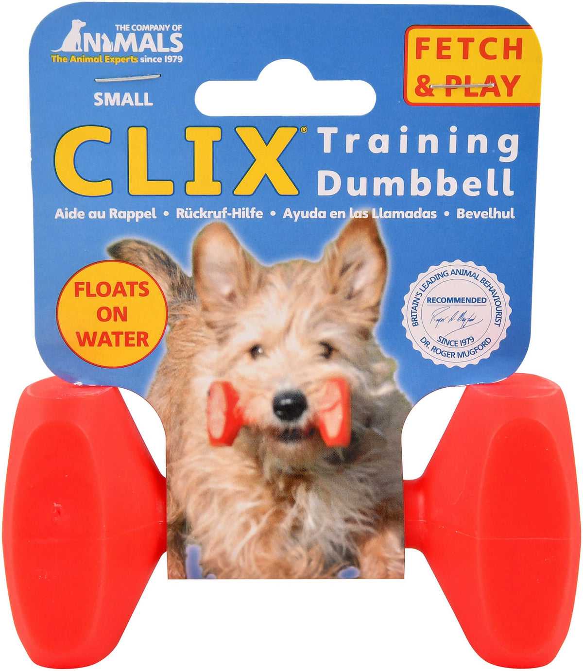 CLIX Training Dumbbells for Dogs, Red — Jeffers