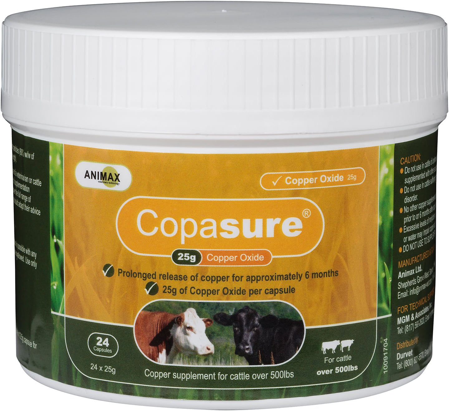 Copasure Bolus Copper Supplement for Cattle — Jeffers