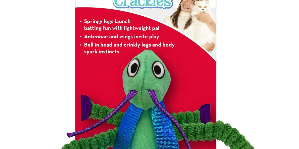 KONG Crackles Grasshopper Cat Toy — Jeffers