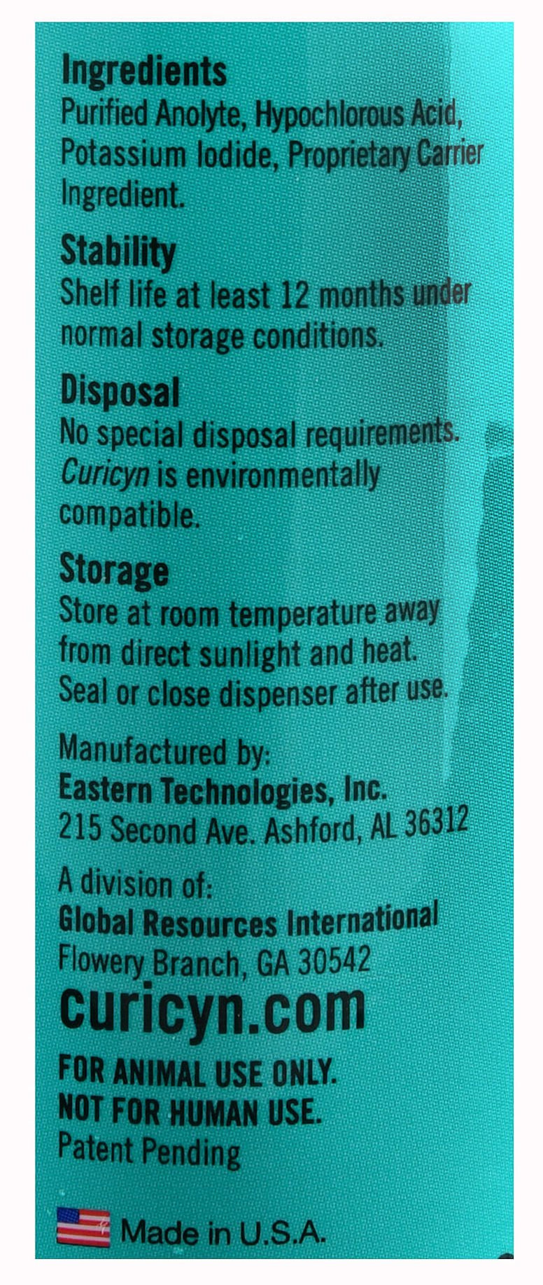 Curicyn Original Formula Wound Cleaner, Skin & Wash Spray — Jeffers