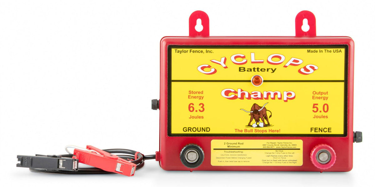 Cyclops DC/Battery Champ Fence Charger, 5 Joule — Jeffers