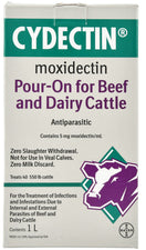 Cydectin Pour-On Dewormer for Beef & Dairy Cattle — Jeffers