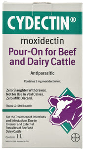 Cydectin Pour-On Dewormer for Beef & Dairy Cattle — Jeffers