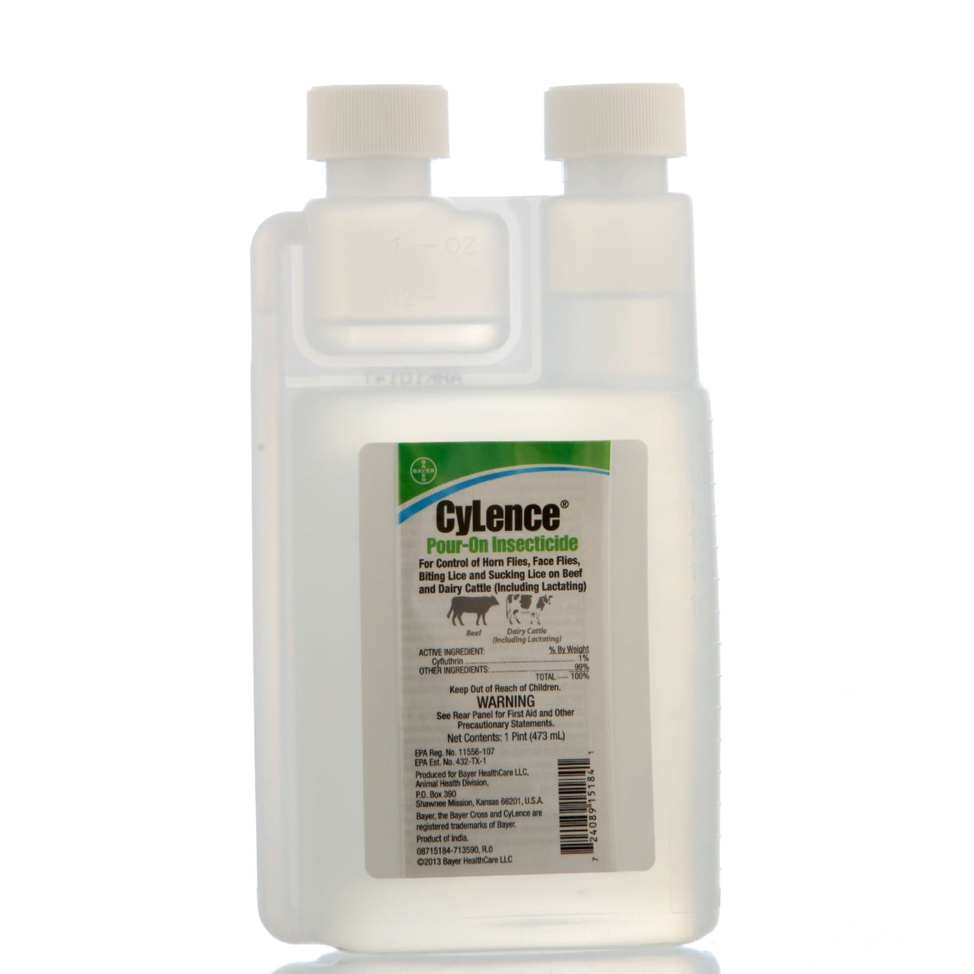 CyLence Pour-On Insecticide for Cattle, 1% Clyfluthrin — Jeffers