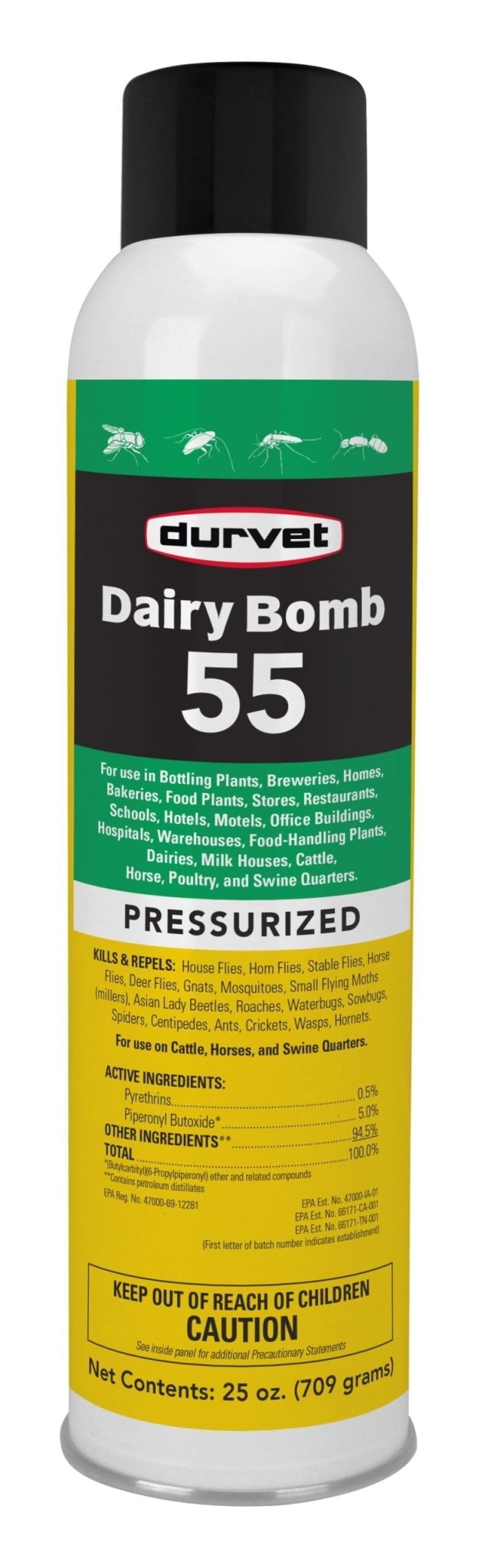Durvet Dairy Bomb 55 Insecticide for Fly Control, 25 oz — Jeffers