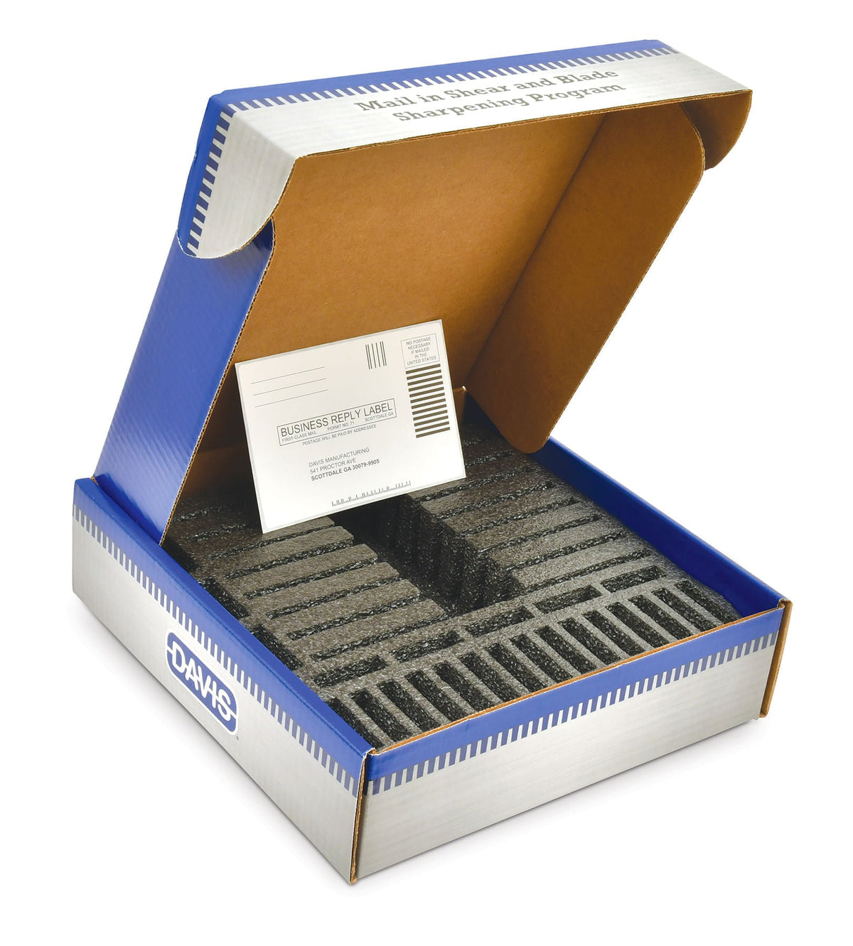 Davis Blade Sharpening Service Shipping Box — Jeffers