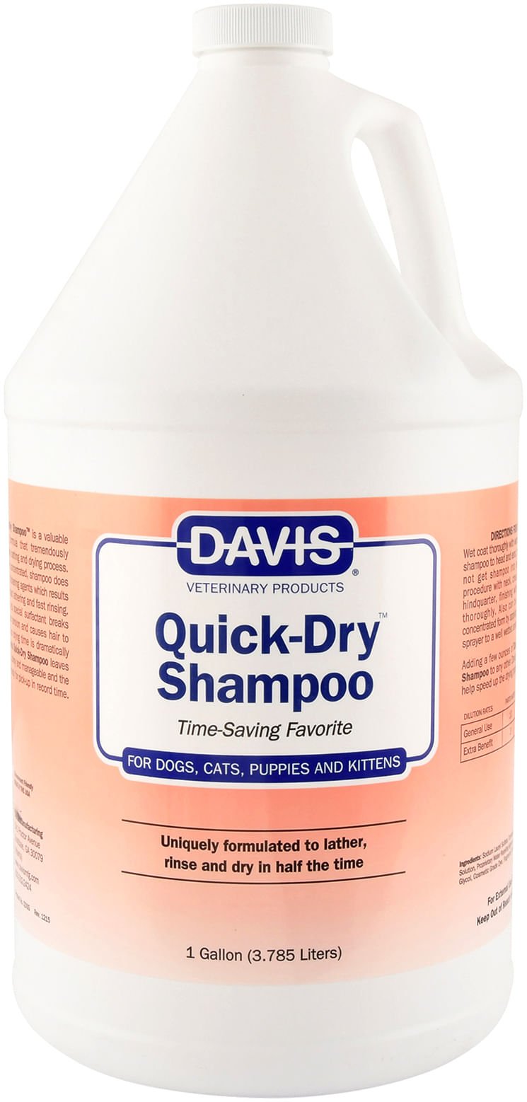 Davis Quick Dry Pet Shampoo, Gallon — Jeffers