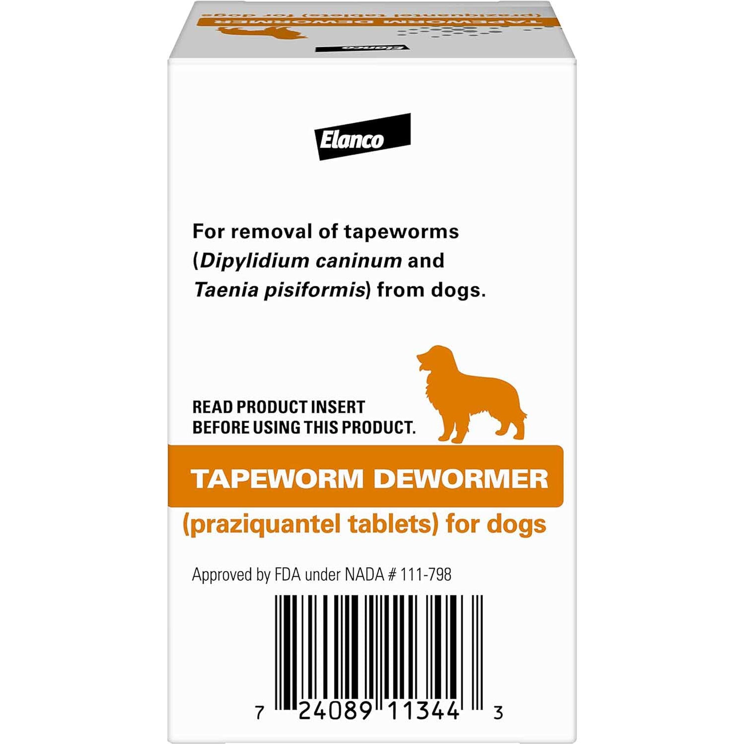 Elanco Tapeworm Dewormer for Dogs (Praziquantel) — Jeffers
