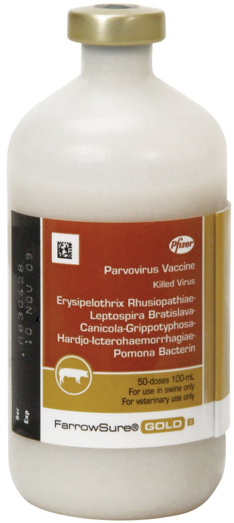 Vacuna porcina FarrowSure Gold B, 50 dosis — Jeffers