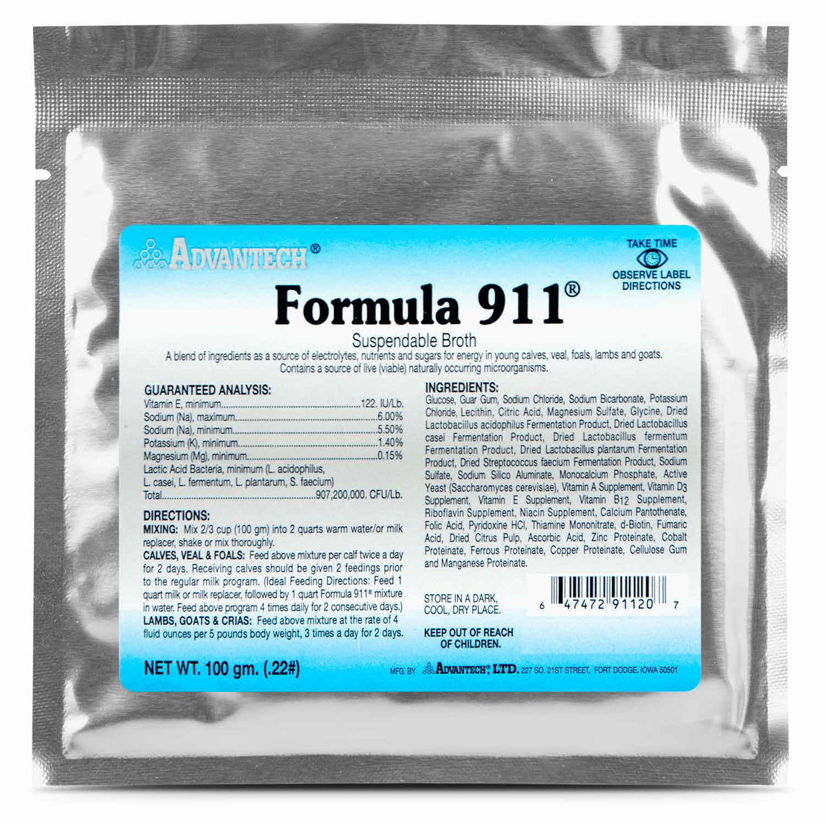 Formula 911® Suspendable Broth — Jeffers