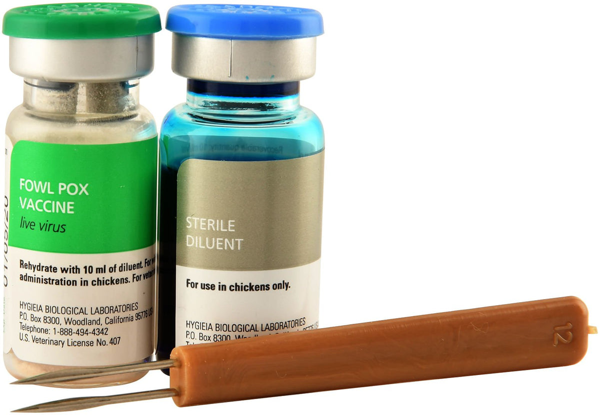 Fowl Pox Vaccine for Chickens, 1000/d — Jeffers