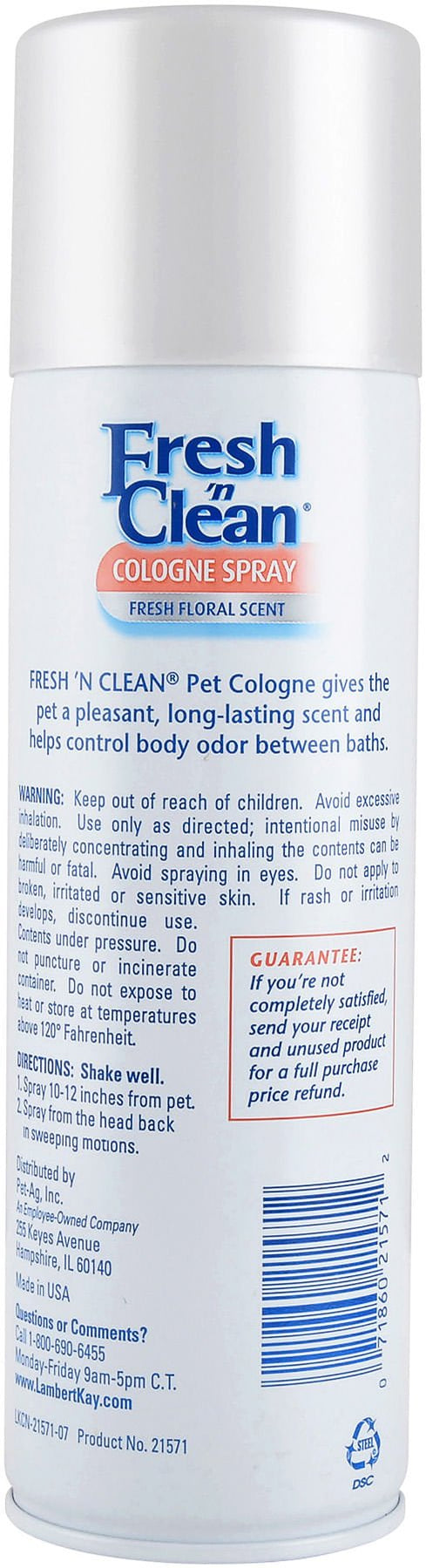 Fresh 'n Clean Odor Control Pet Cologne Spray — Jeffers
