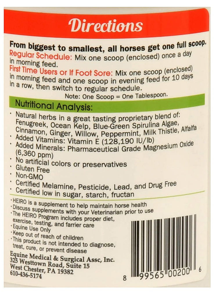 HEIRO Equine Insulin Resistance Supplement, 1 Month Supply — Jeffers