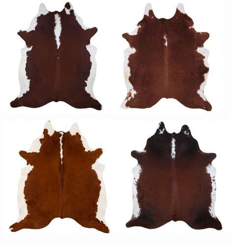 Showman Hereford Cowhide Rug, Large — Jeffers
