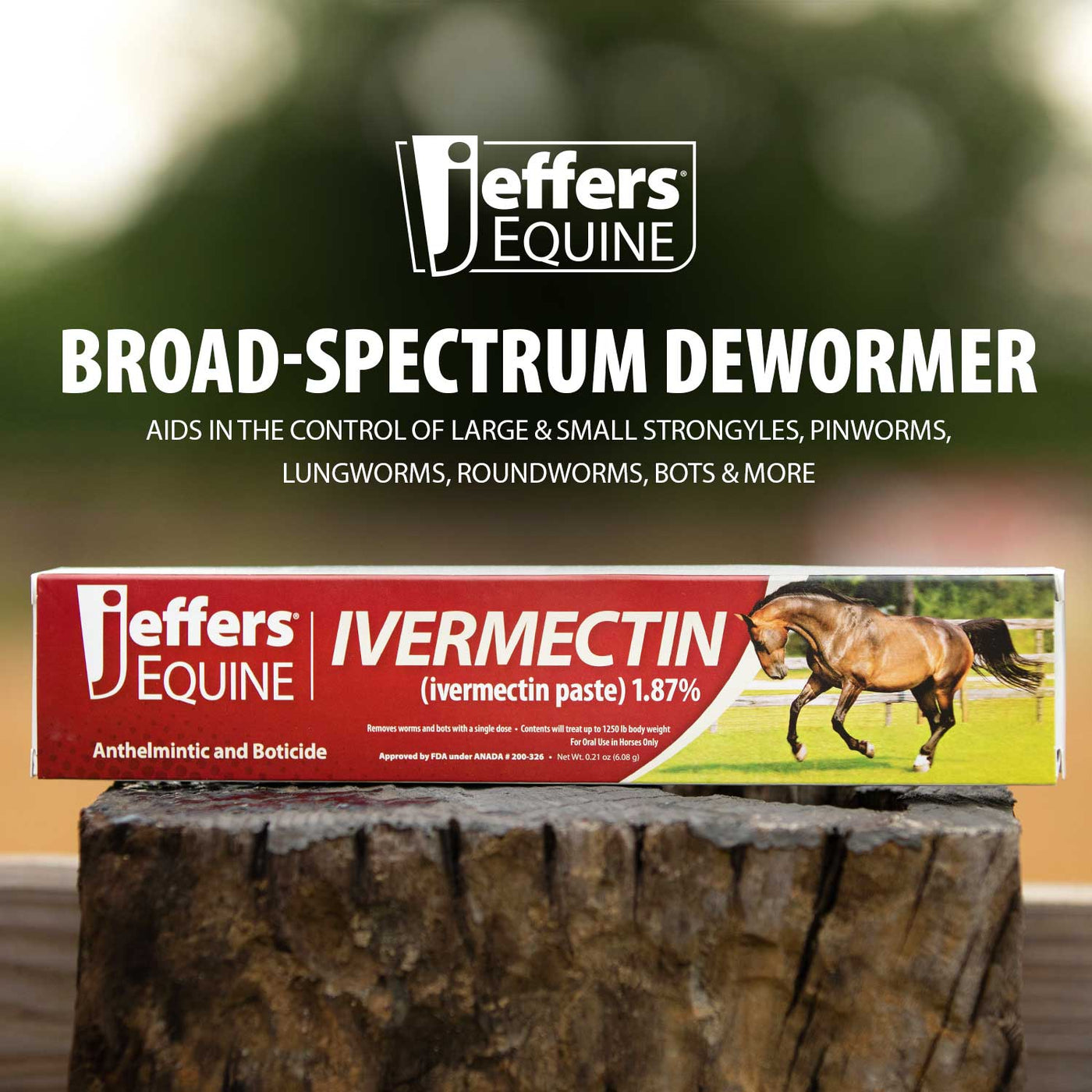 Ivermectin Gel Horse Dewormer Paste, Apple, Single Dose — Jeffers