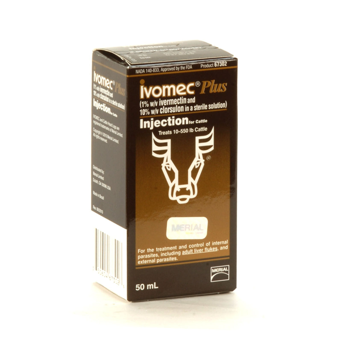 Ivomec Plus Injectable Wormer for Cattle — Jeffers