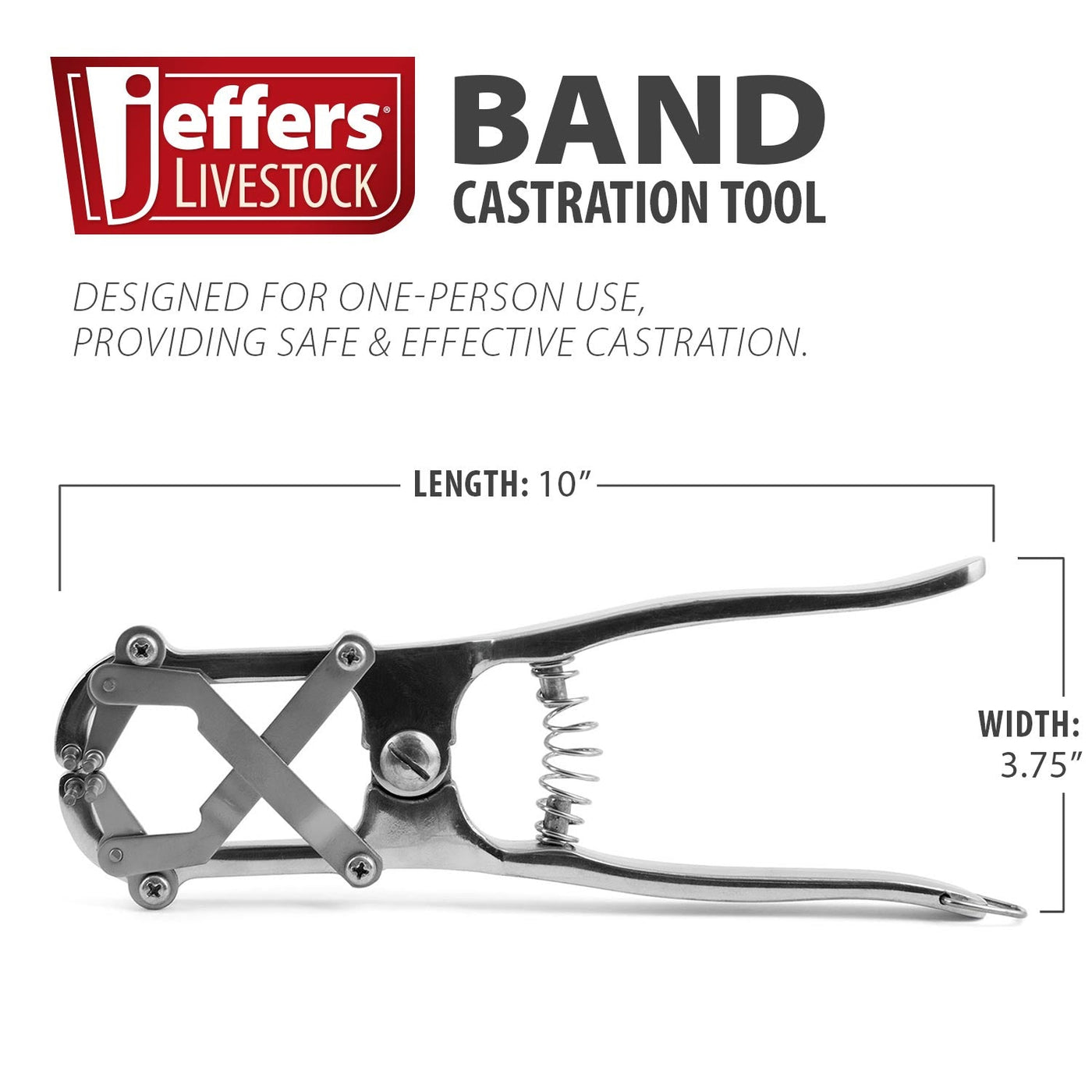 Jeffers Band Castration Tool for Cattle & Livestock