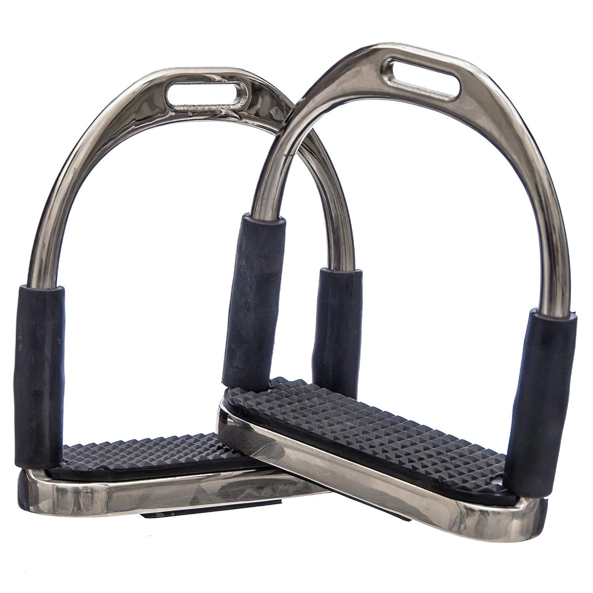 Black Safety Stirrups for Horses, 4 1/2" — Jeffers